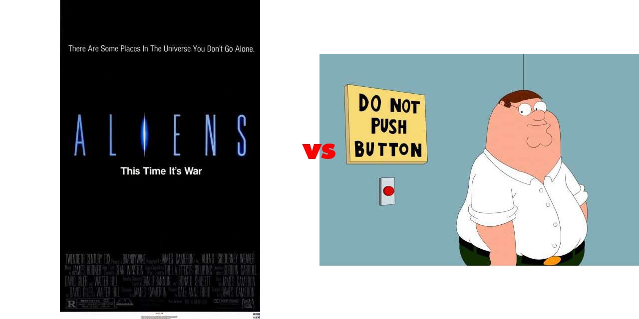 Aliens vs Peter Griffin (Family Guy) on The Big Fat List