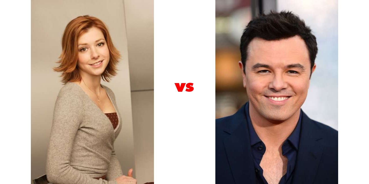 Alyson Hannigan vs Seth MacFarlane on The Big Fat List