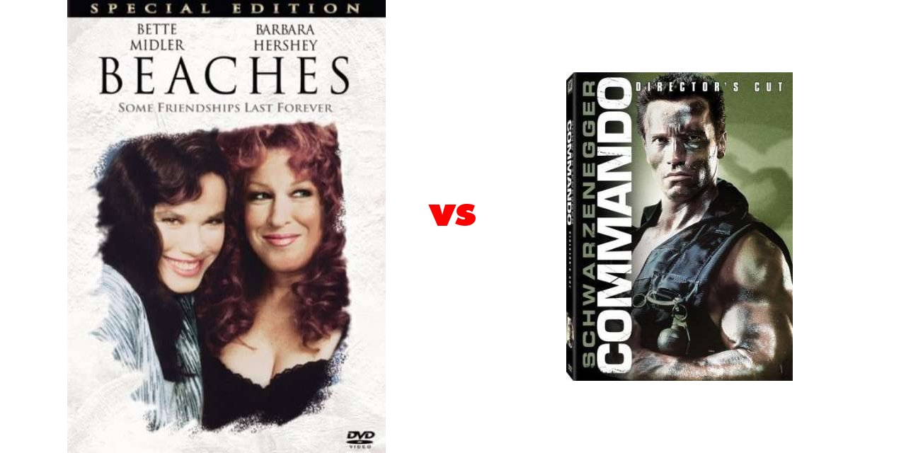 Beaches vs Commando on The Big Fat List