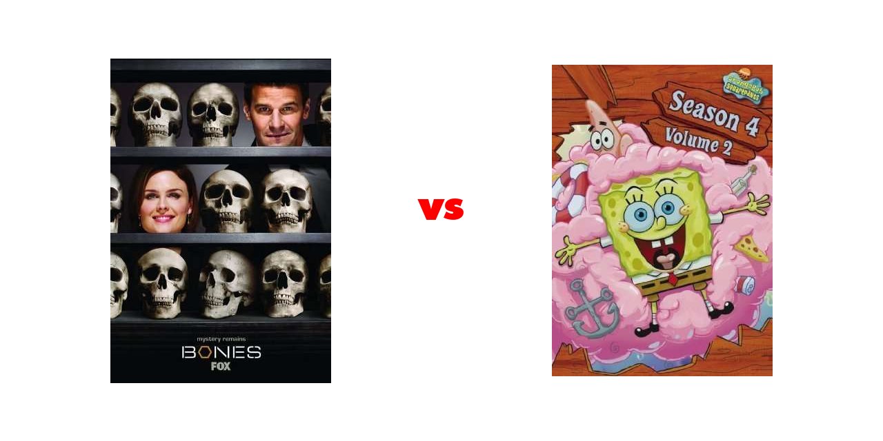 Bones vs SpongeBob SquarePants on The Big Fat List
