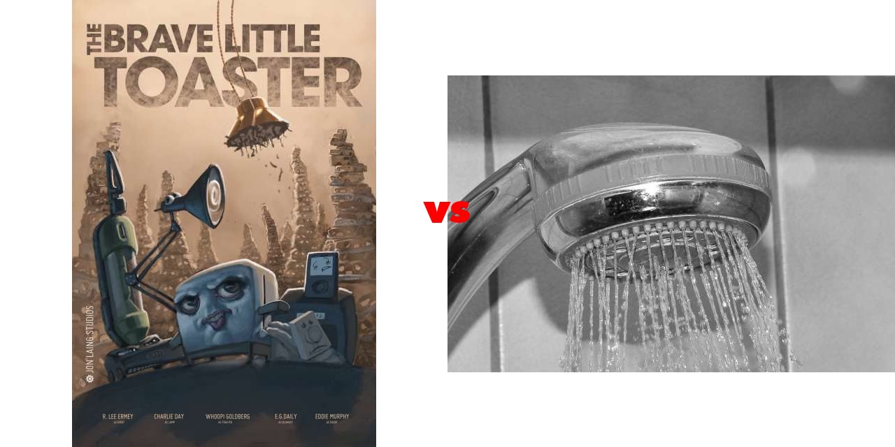 The Brave Little Toaster vs Hot showers on The Big Fat List