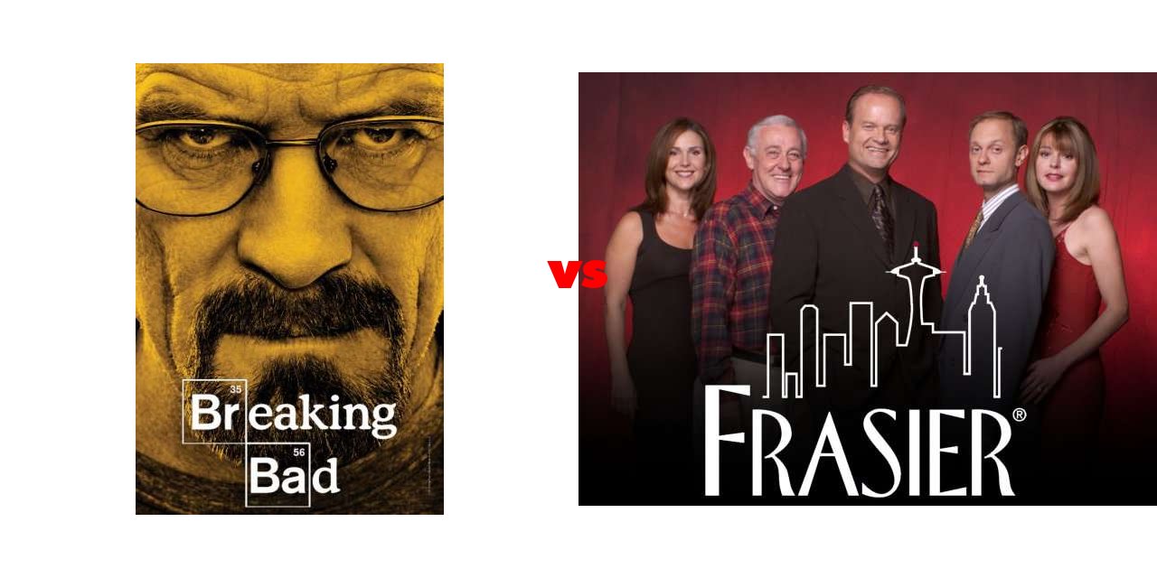 Breaking Bad vs Frasier on The Big Fat List