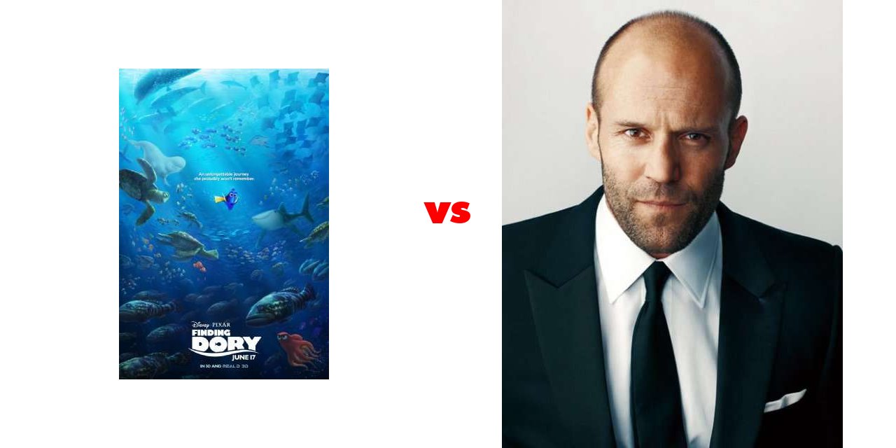 Finding Dory vs Jason Statham on The Big Fat List
