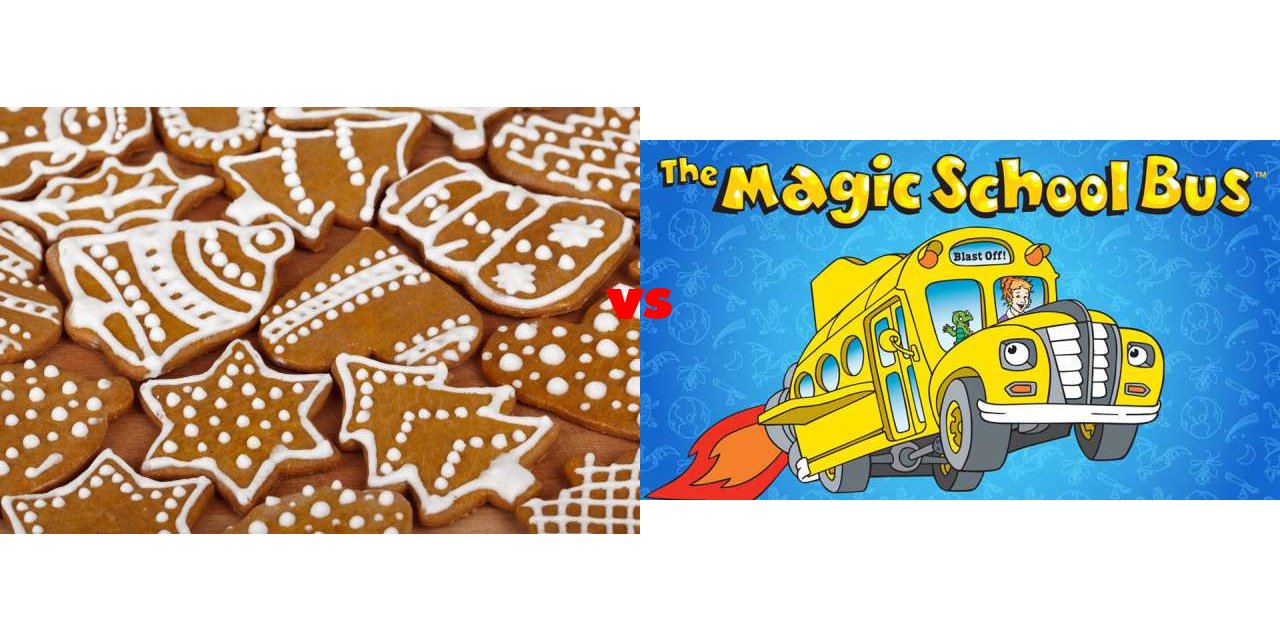 Results for Gingerbread vs The Magic School Bus on The Big Fat List