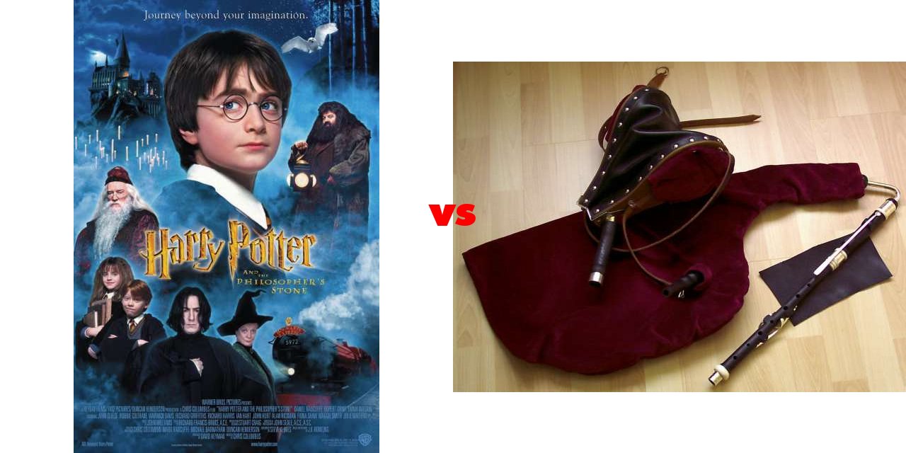 Harry Potter and the Philosopher's Stone vs Pipes on The Big Fat List