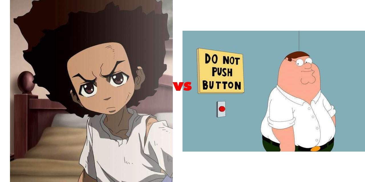 Huey Freeman (The Boondocks) vs Peter Griffin (Family Guy) on The Big ...