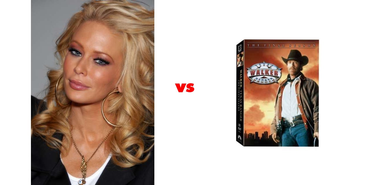 Jenna Jameson vs Walker, Texas Ranger on The Big Fat List