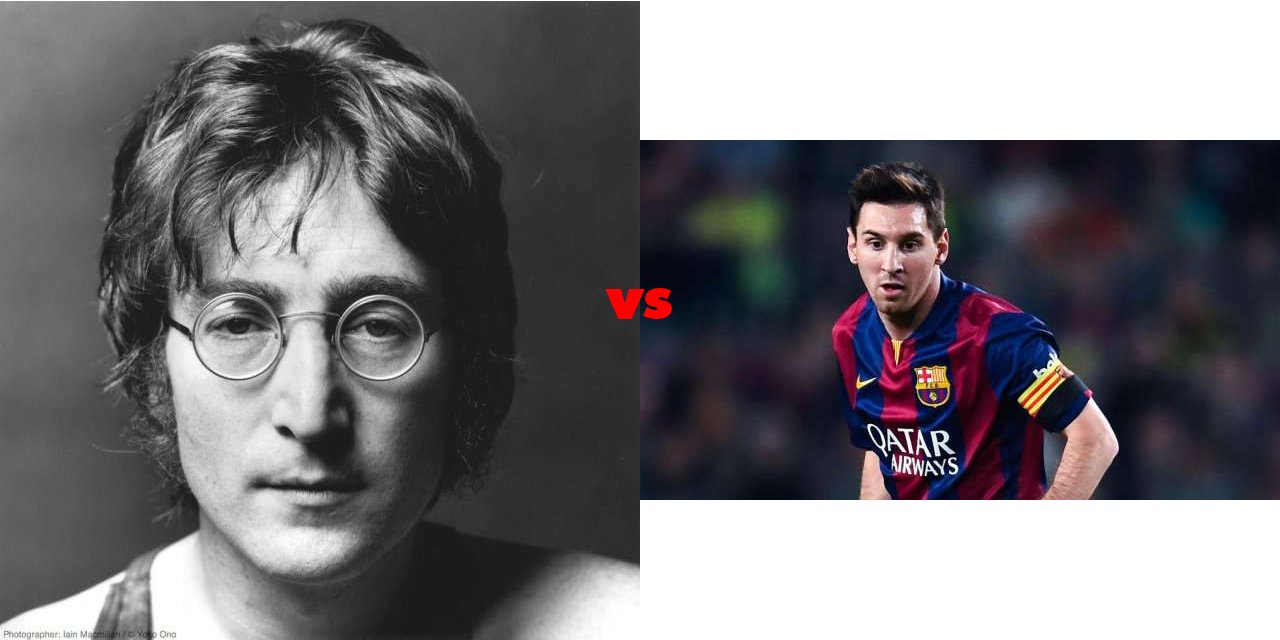 John Lennon vs Lionel Messi on The Big Fat List