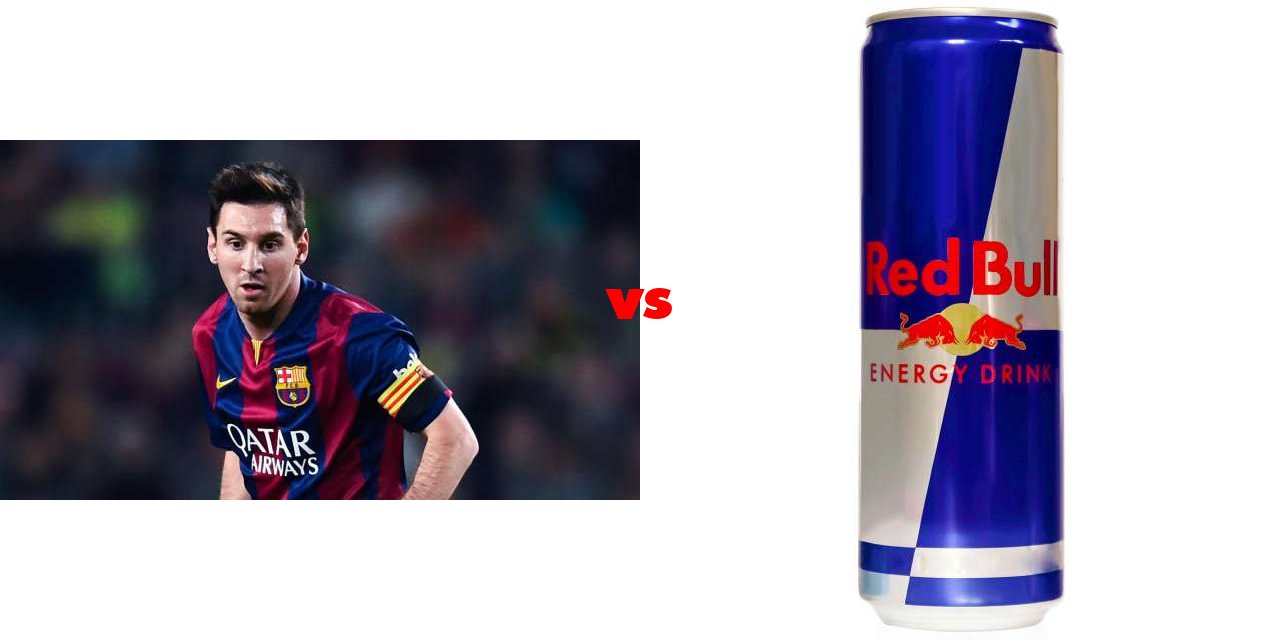 Lionel Messi vs Red Bull on The Big Fat List