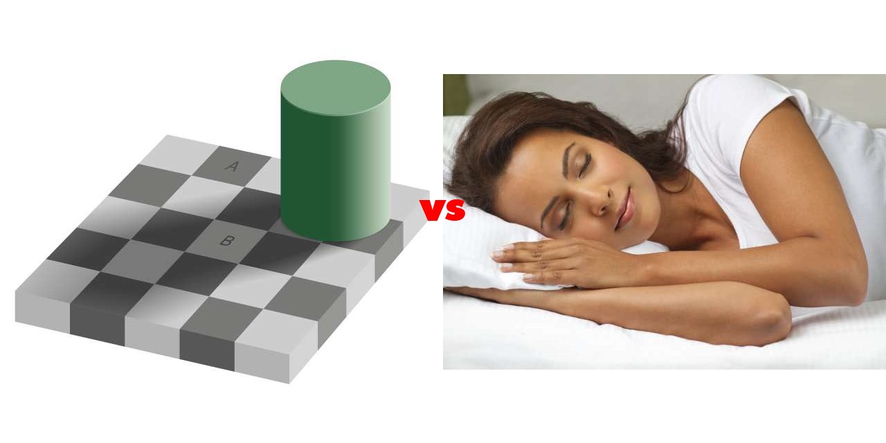 Optical illusions vs Sleeping on The Big Fat List